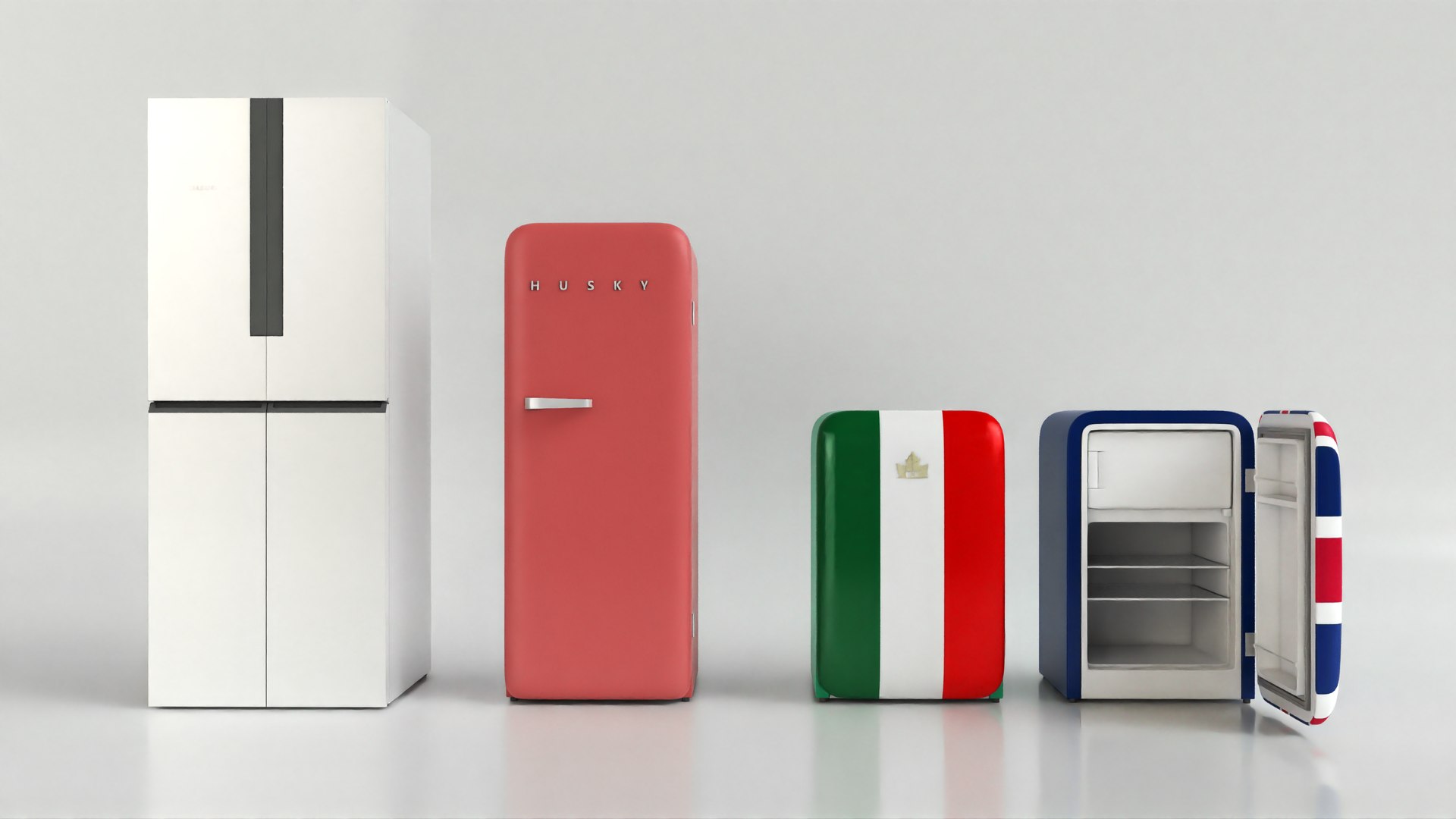 Mini Fridge With Freezer 3D Model - TurboSquid 2141996