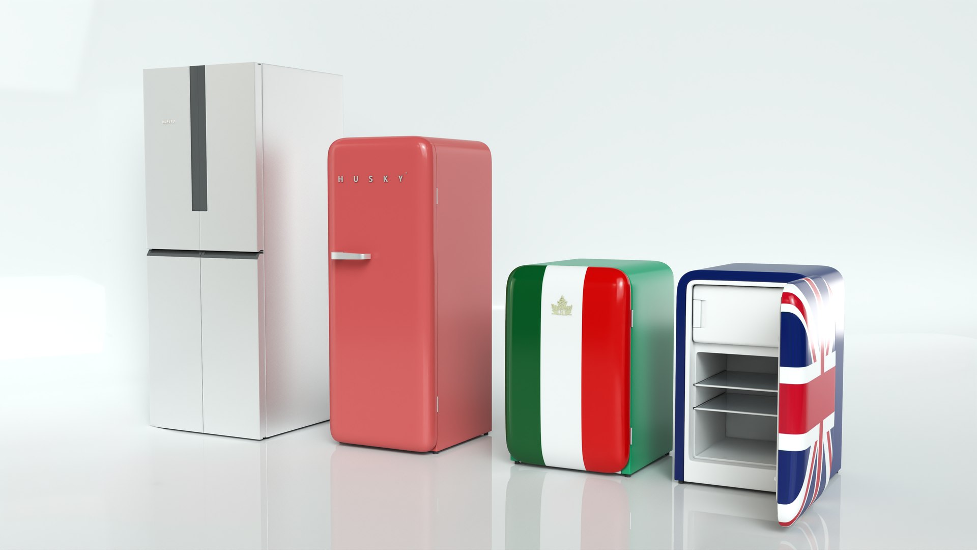 Mini Fridge With Freezer 3D Model - TurboSquid 2141996