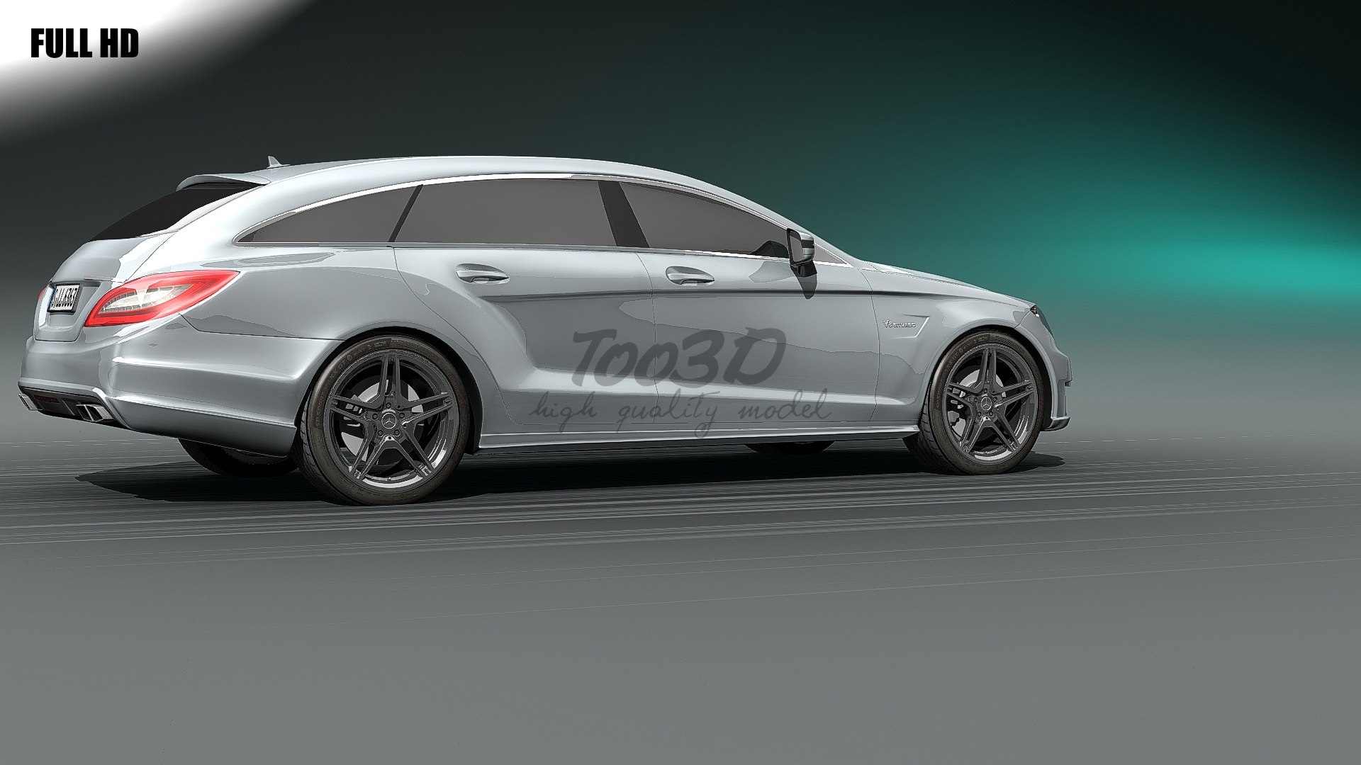 Cls Shooting Brake 3d Model