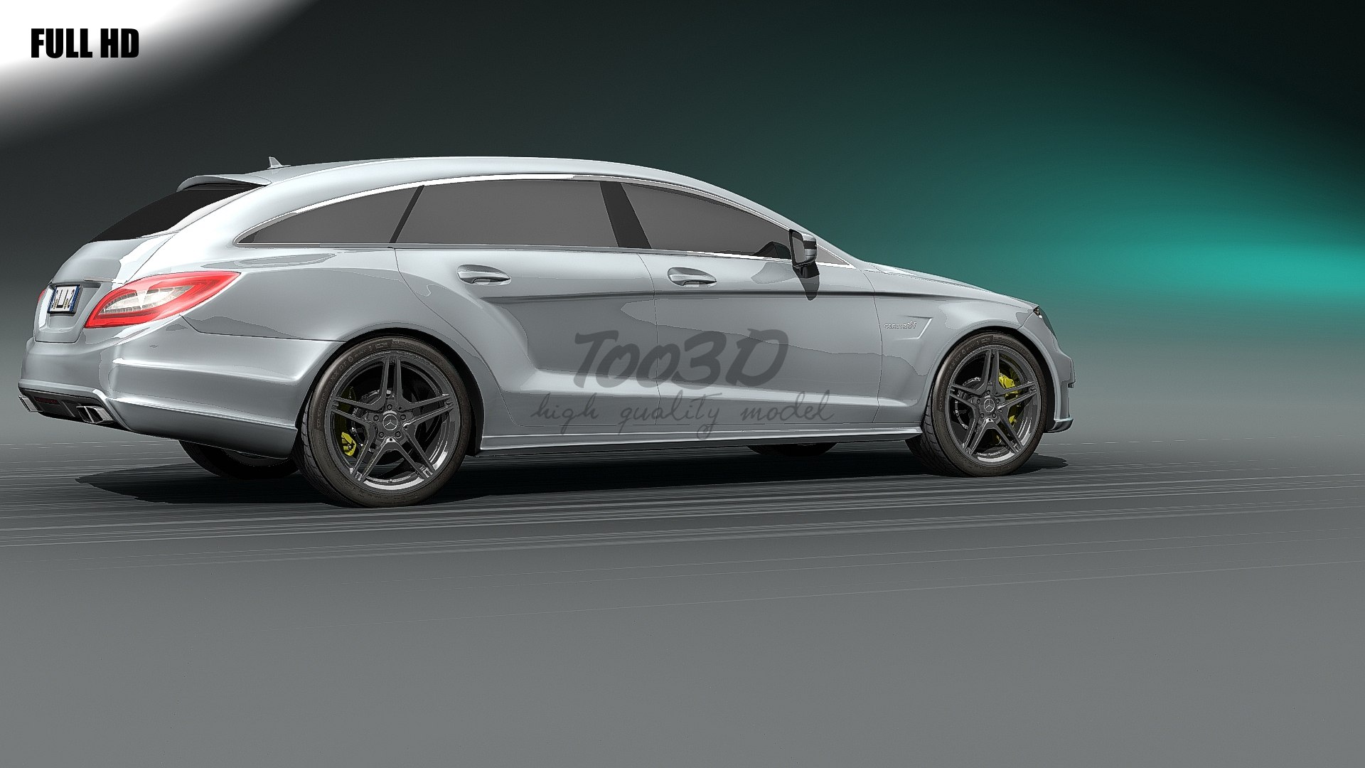 cls shooting brake 3d model