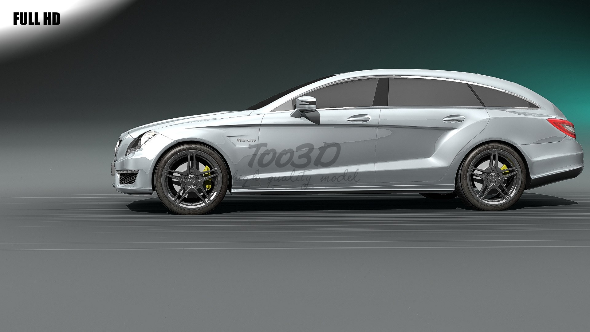 Cls Shooting Brake 3d Model