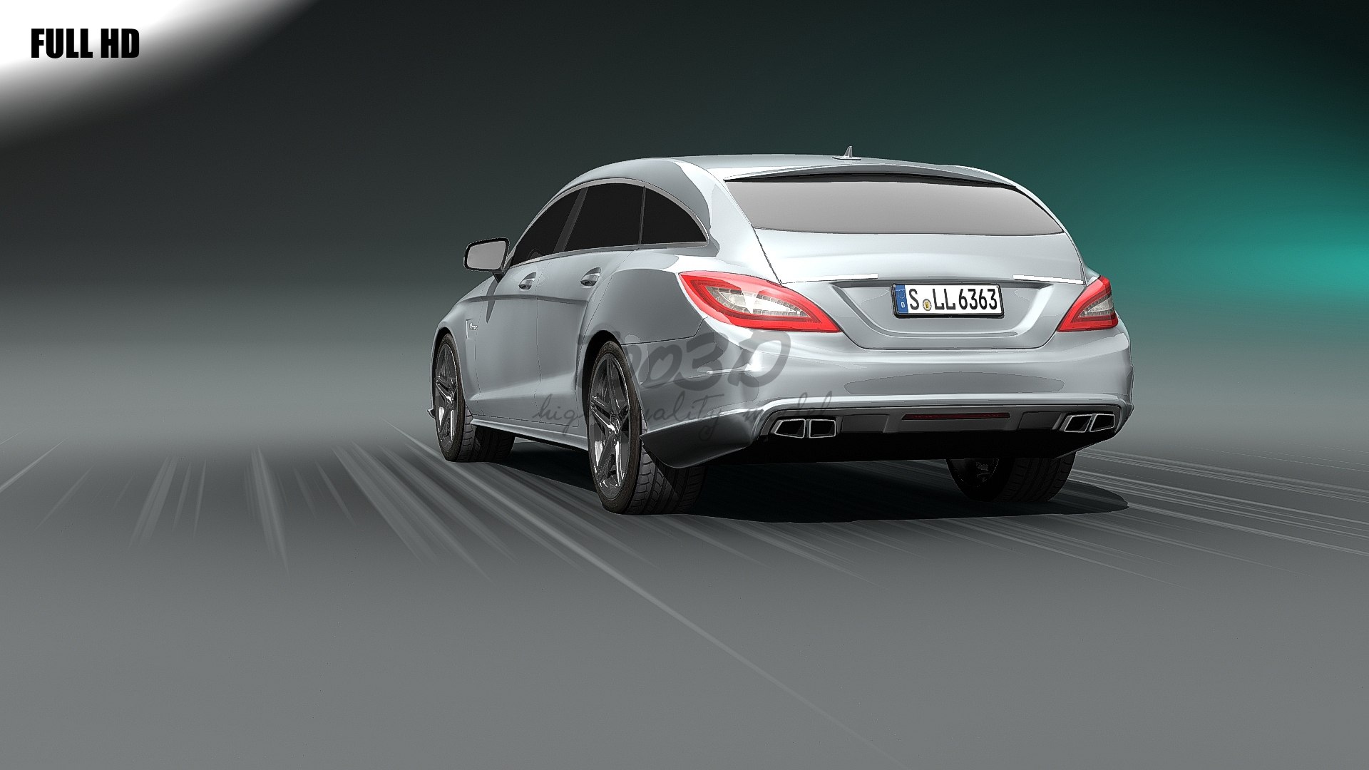 Cls Shooting Brake 3d Model