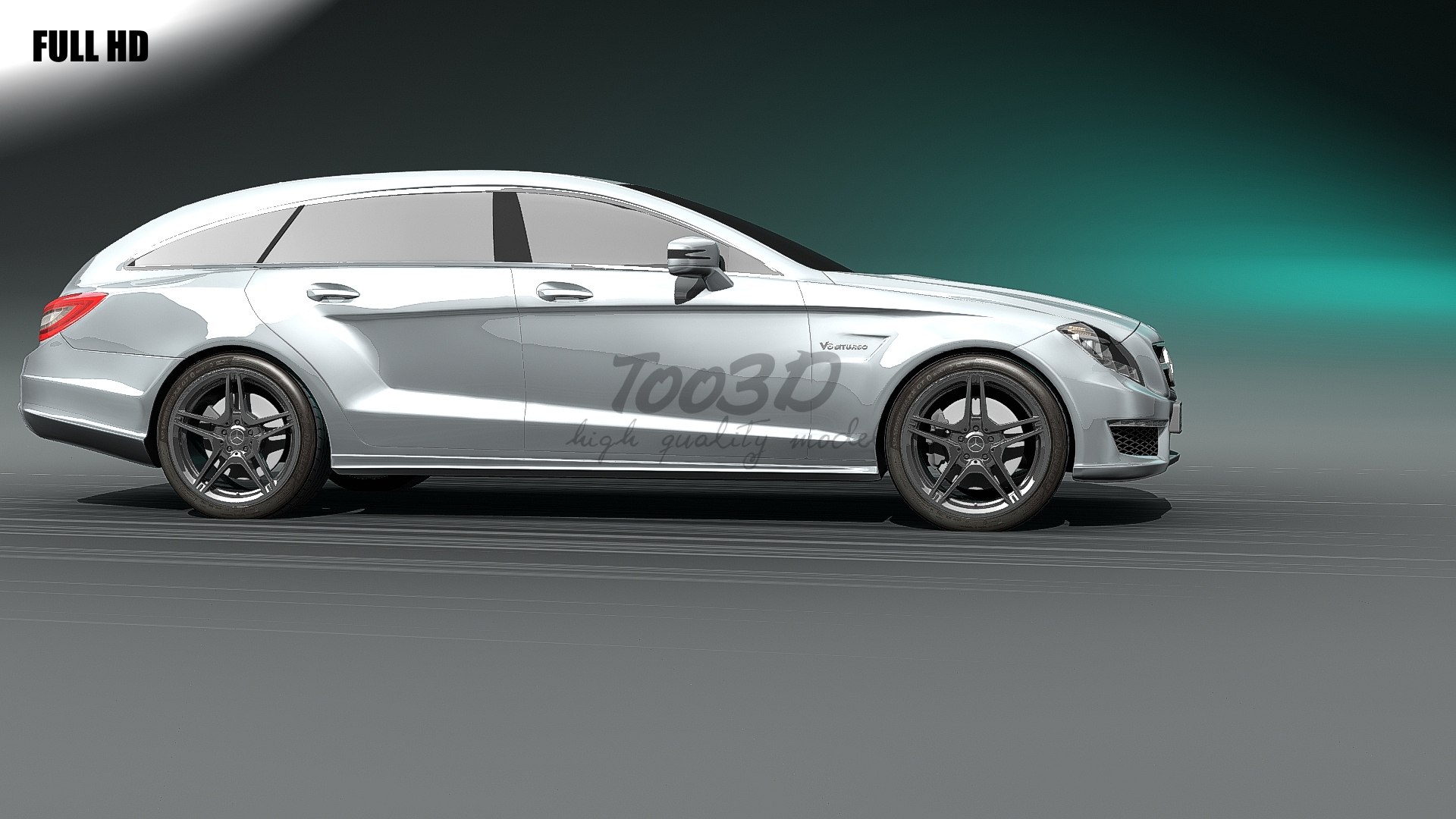 Cls Shooting Brake 3d Model