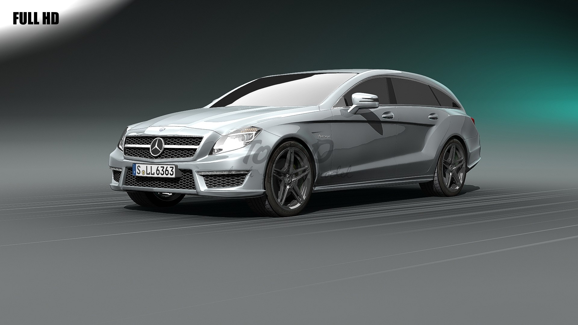 Cls Shooting Brake 3d Model
