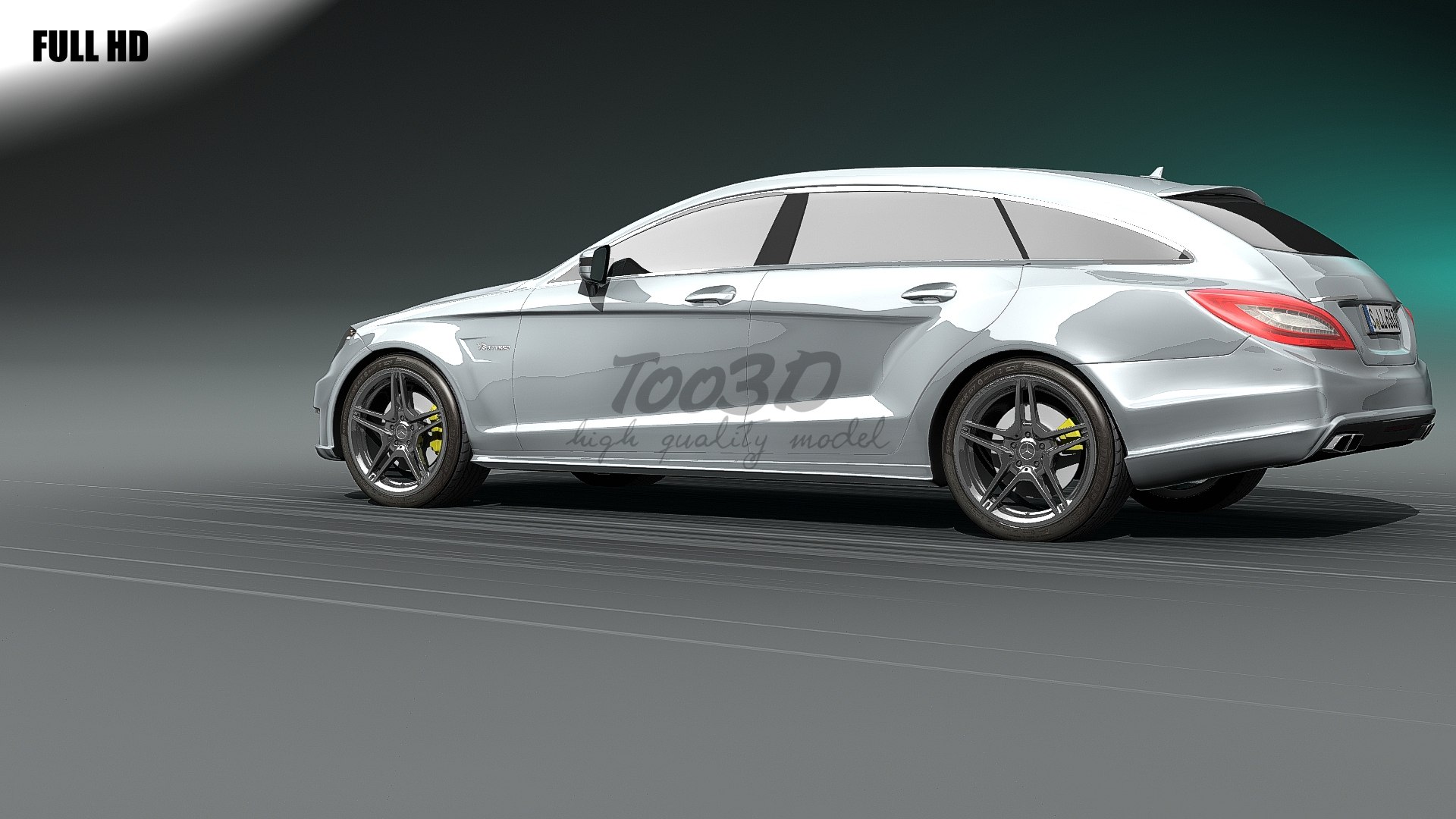Cls Shooting Brake 3d Model