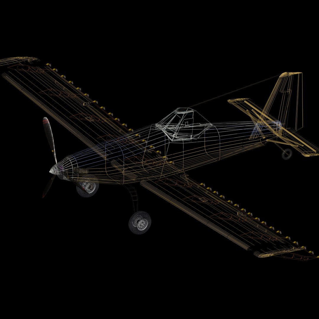 3D model crop duster - TurboSquid 1357588