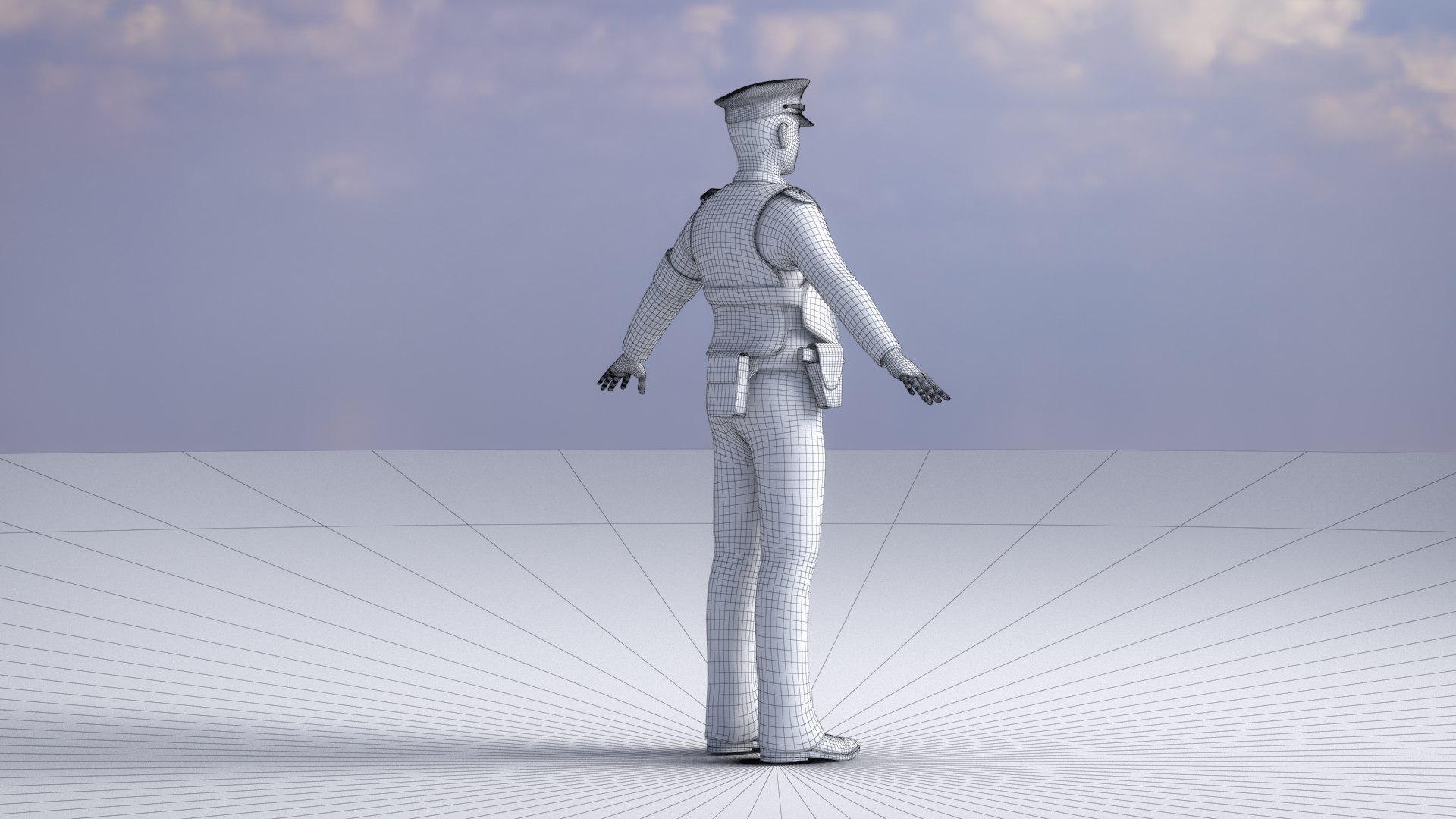 Japanese Police 0002 3D Model - TurboSquid 2253979