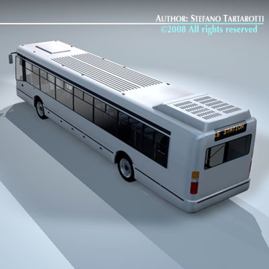 3d Intercity Bus