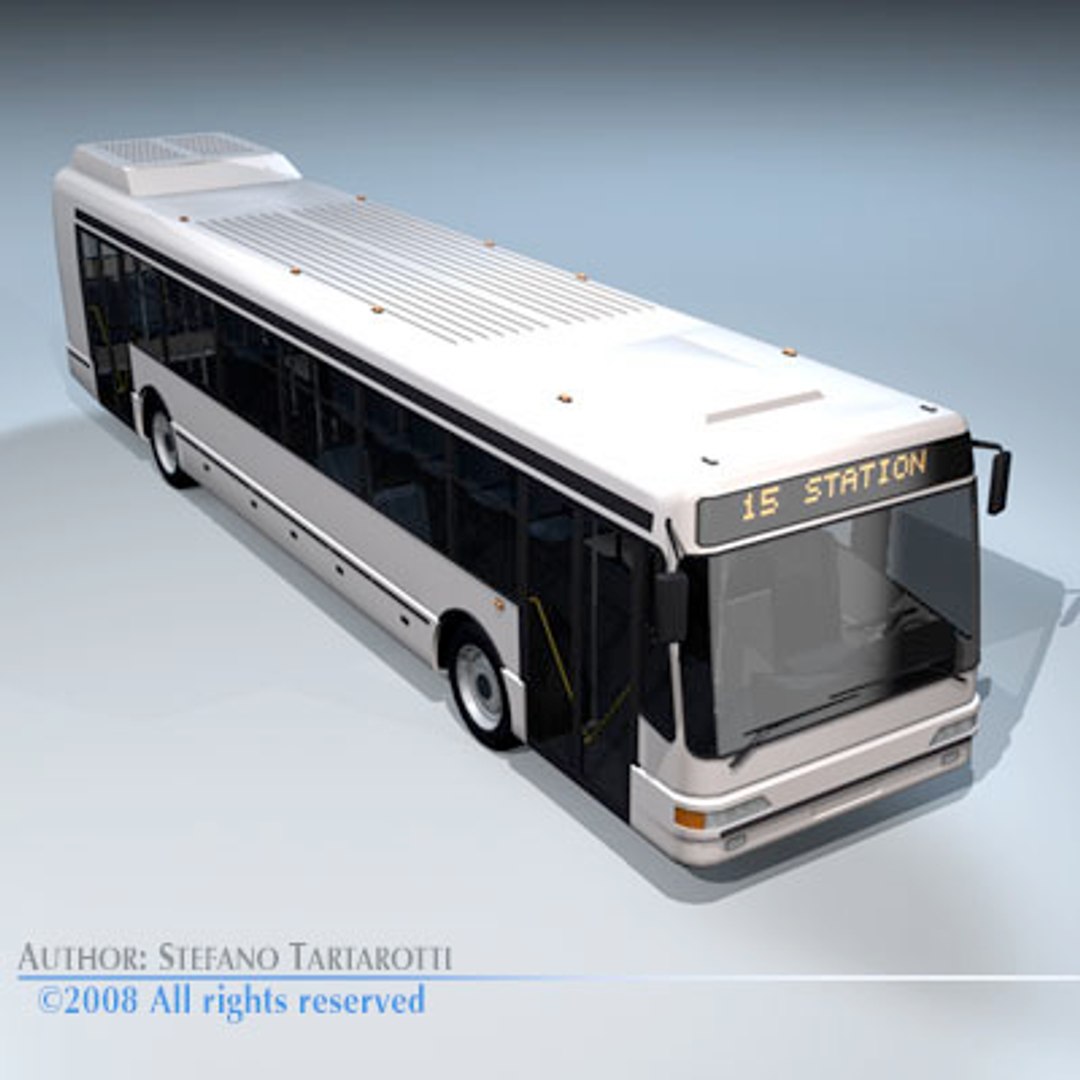 3d Intercity Bus