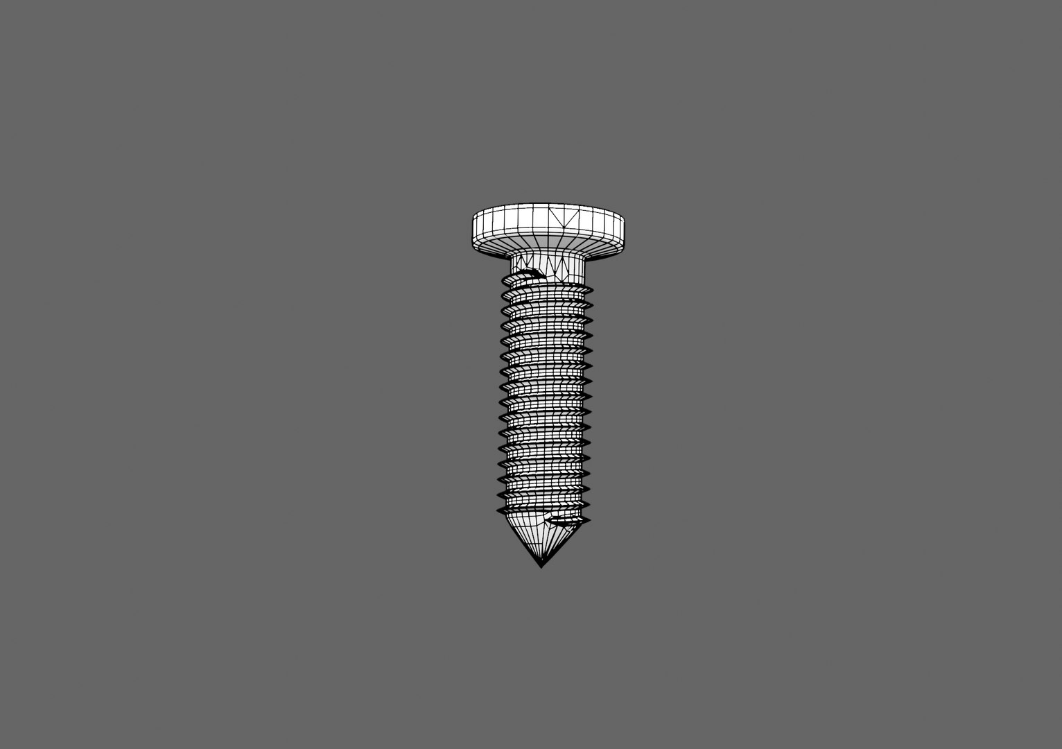 Simple Screw Model - TurboSquid 2288997