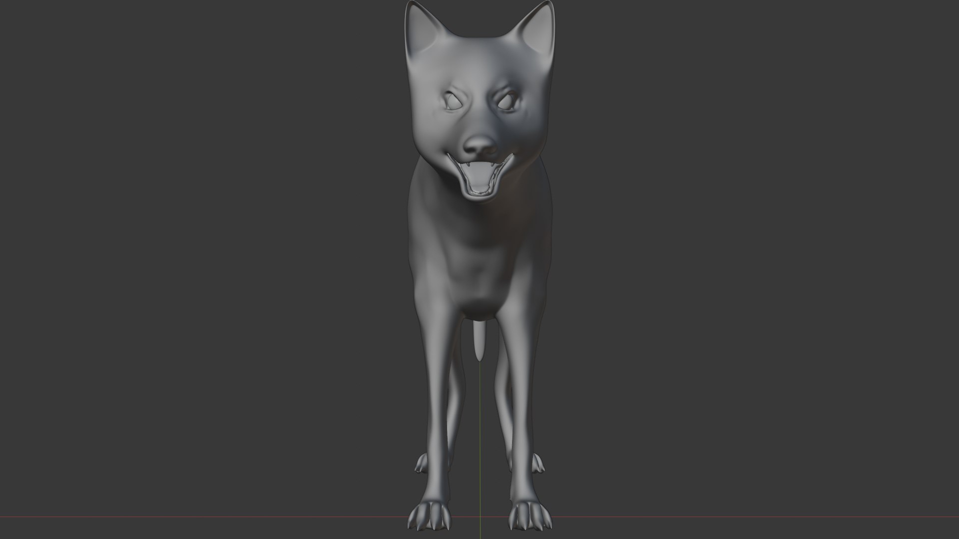 3D Gray Wolf Base Mesh Model - TurboSquid 2407827