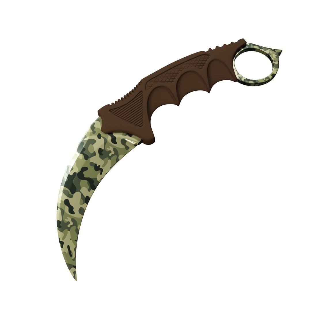 Karambit Camo Collection 3D Model - TurboSquid 1947828