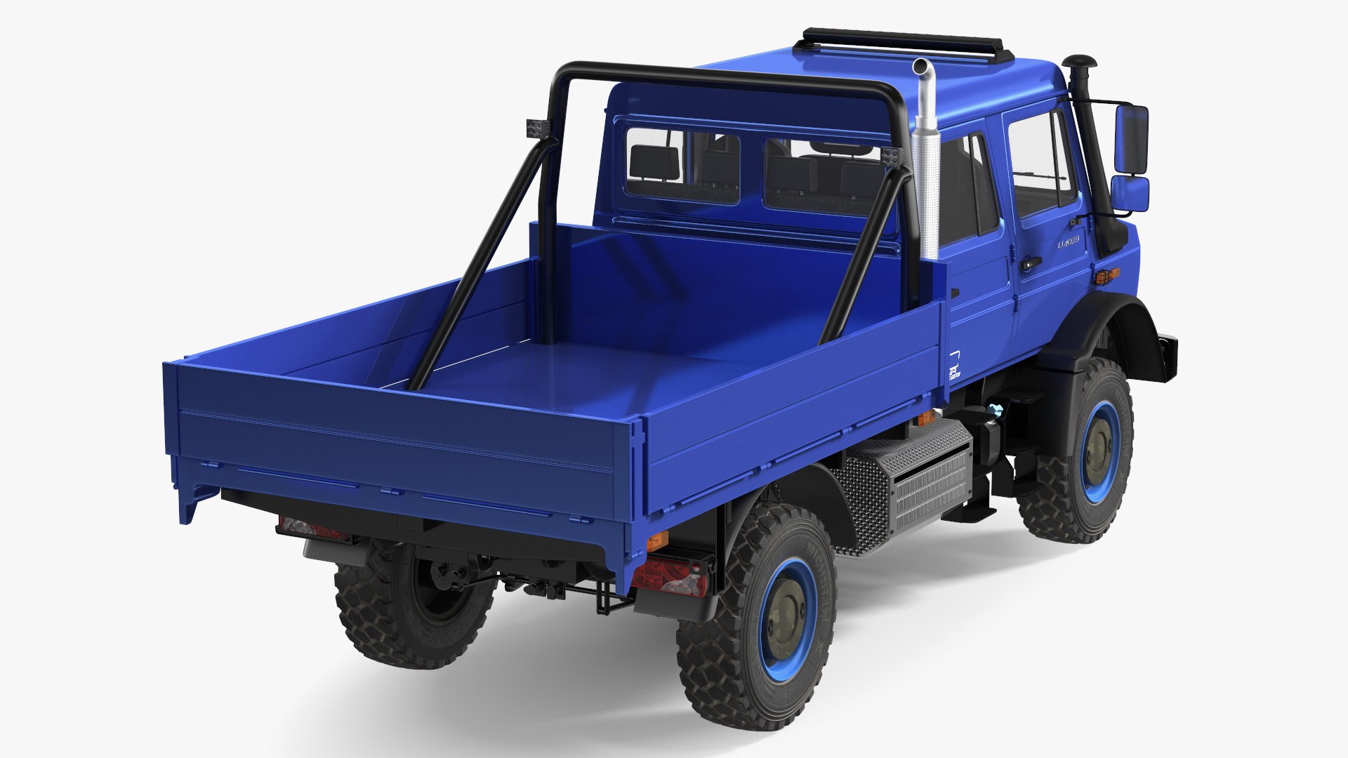 Mercedes Benz Unimog 4023 Off Road Vehicle Simple Interior 3D model ...