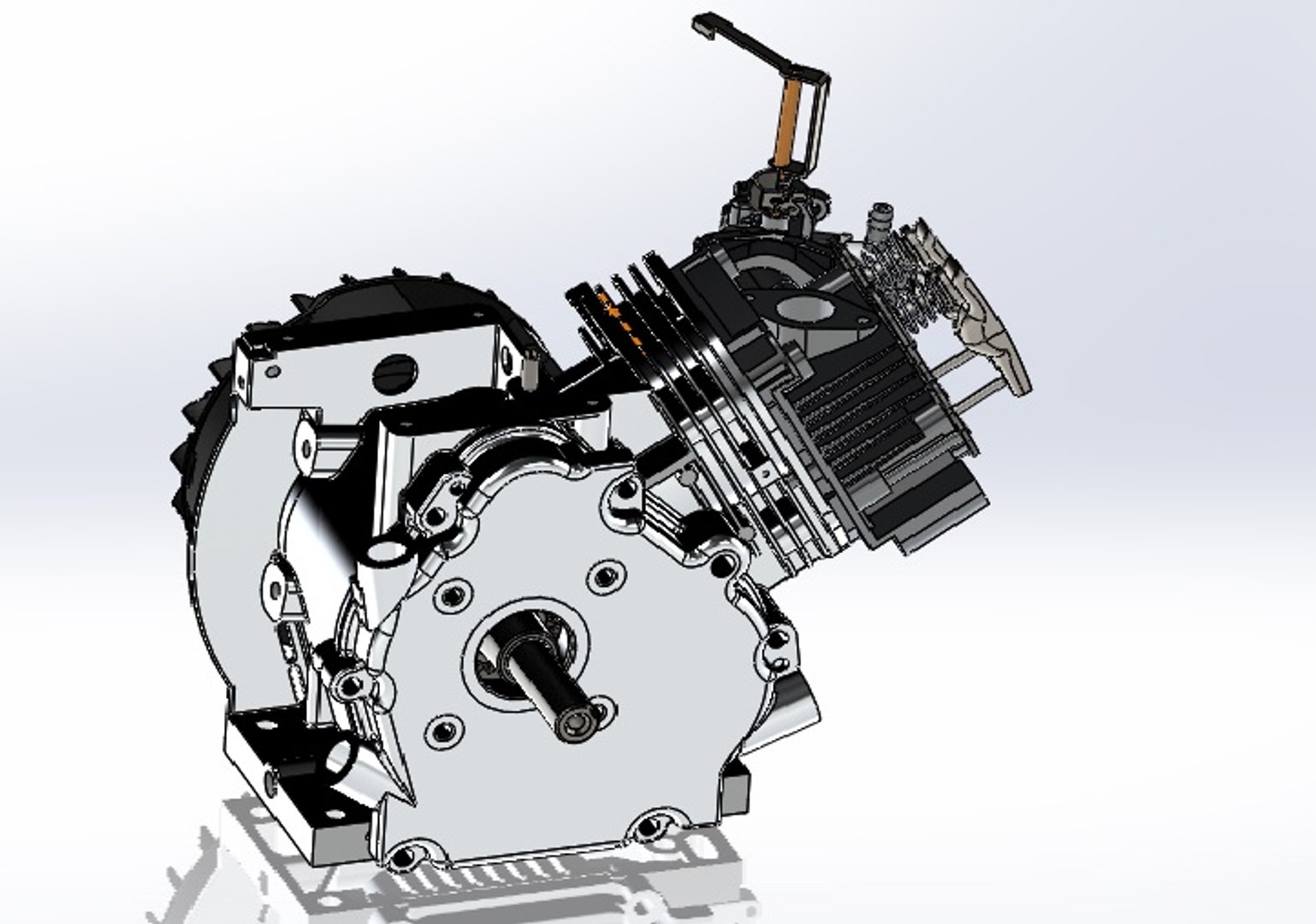 3D Single Stroke Engine Piston Model - TurboSquid 1592692