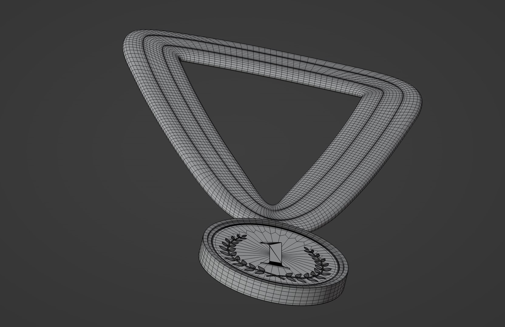 3D Gold Medal Award Model - TurboSquid 2196590