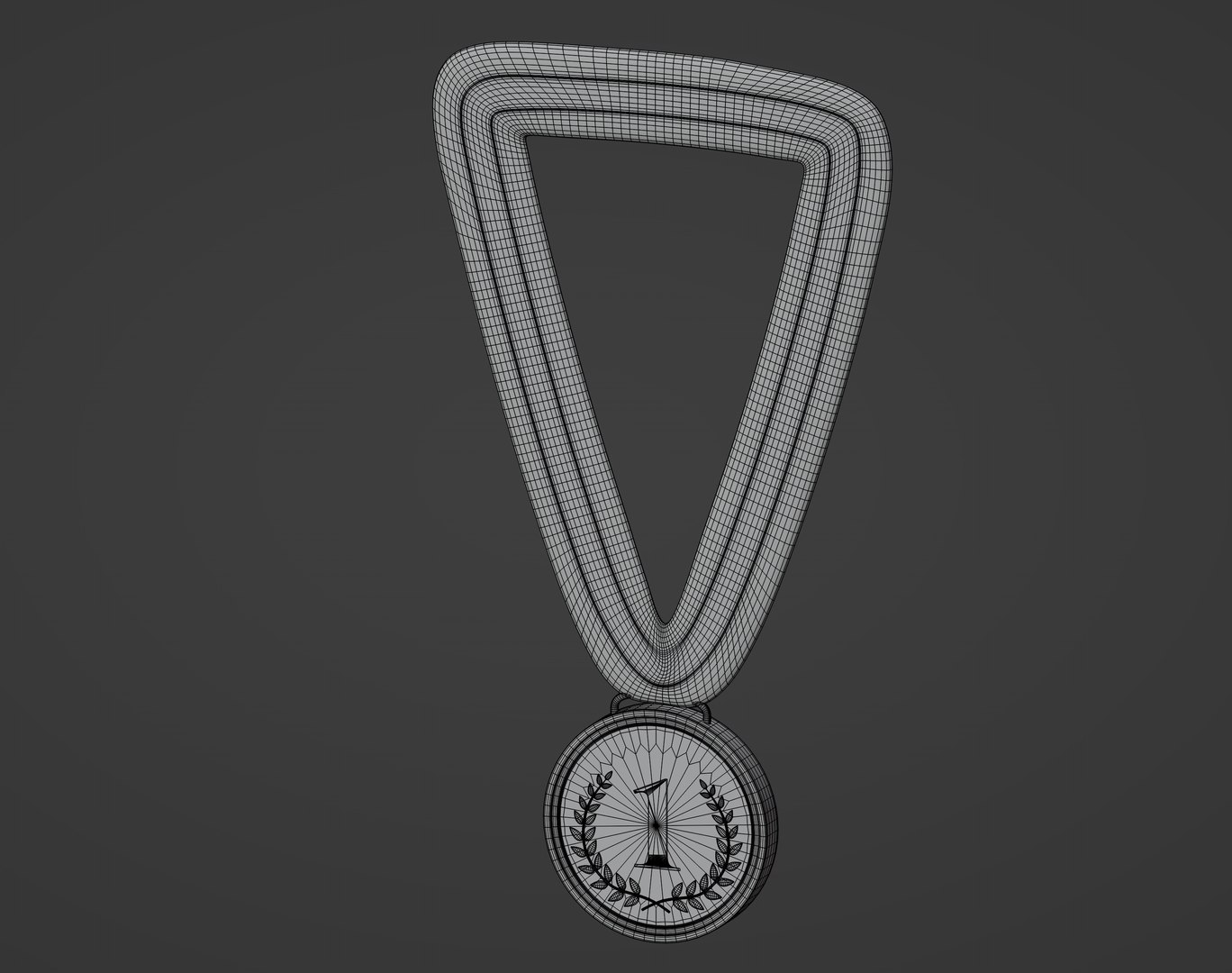 3D Gold Medal Award Model - TurboSquid 2196590