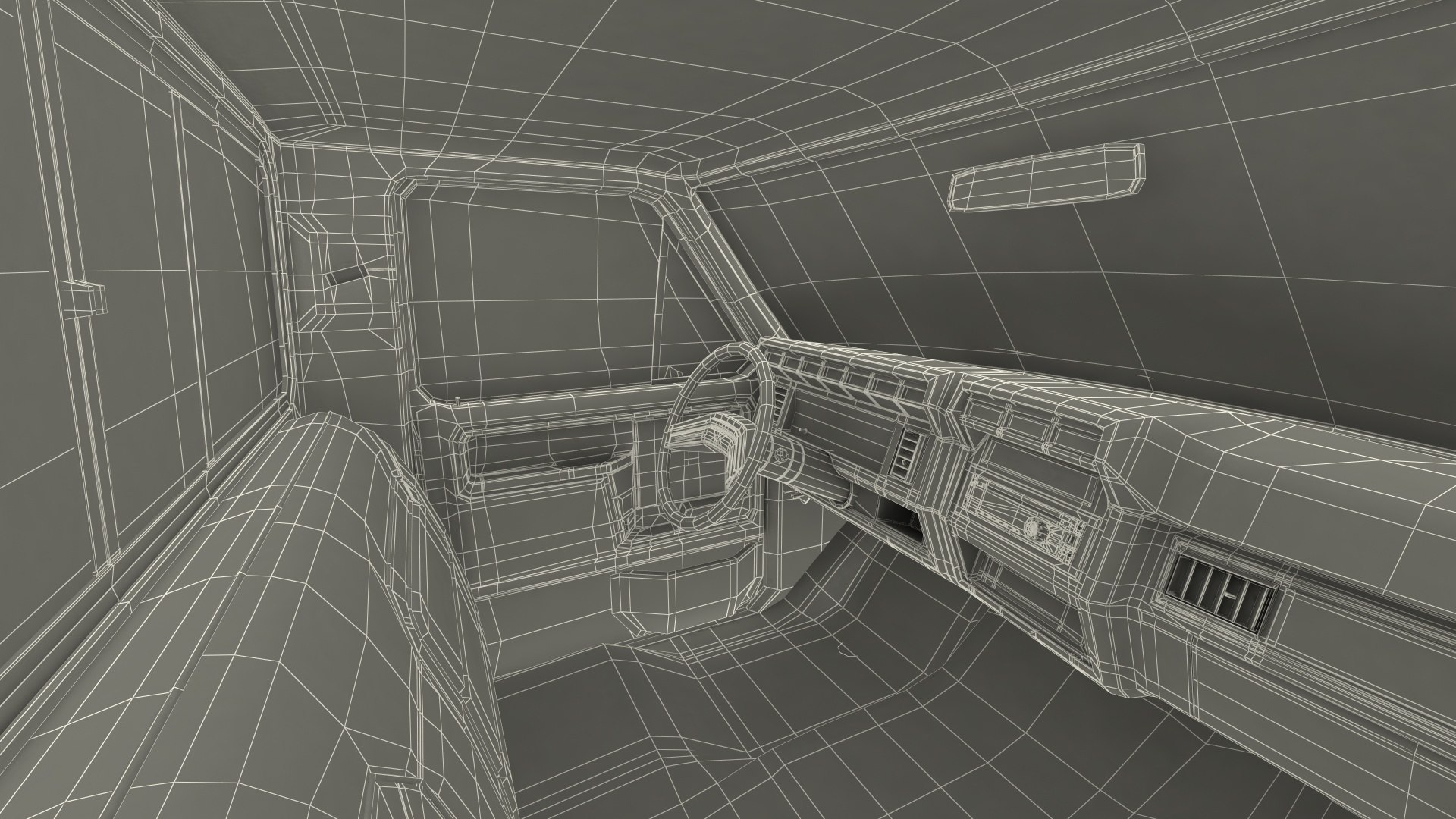 3D Ford Ranger F100 1980 Pickup Orange Simple Interior - TurboSquid 1853411