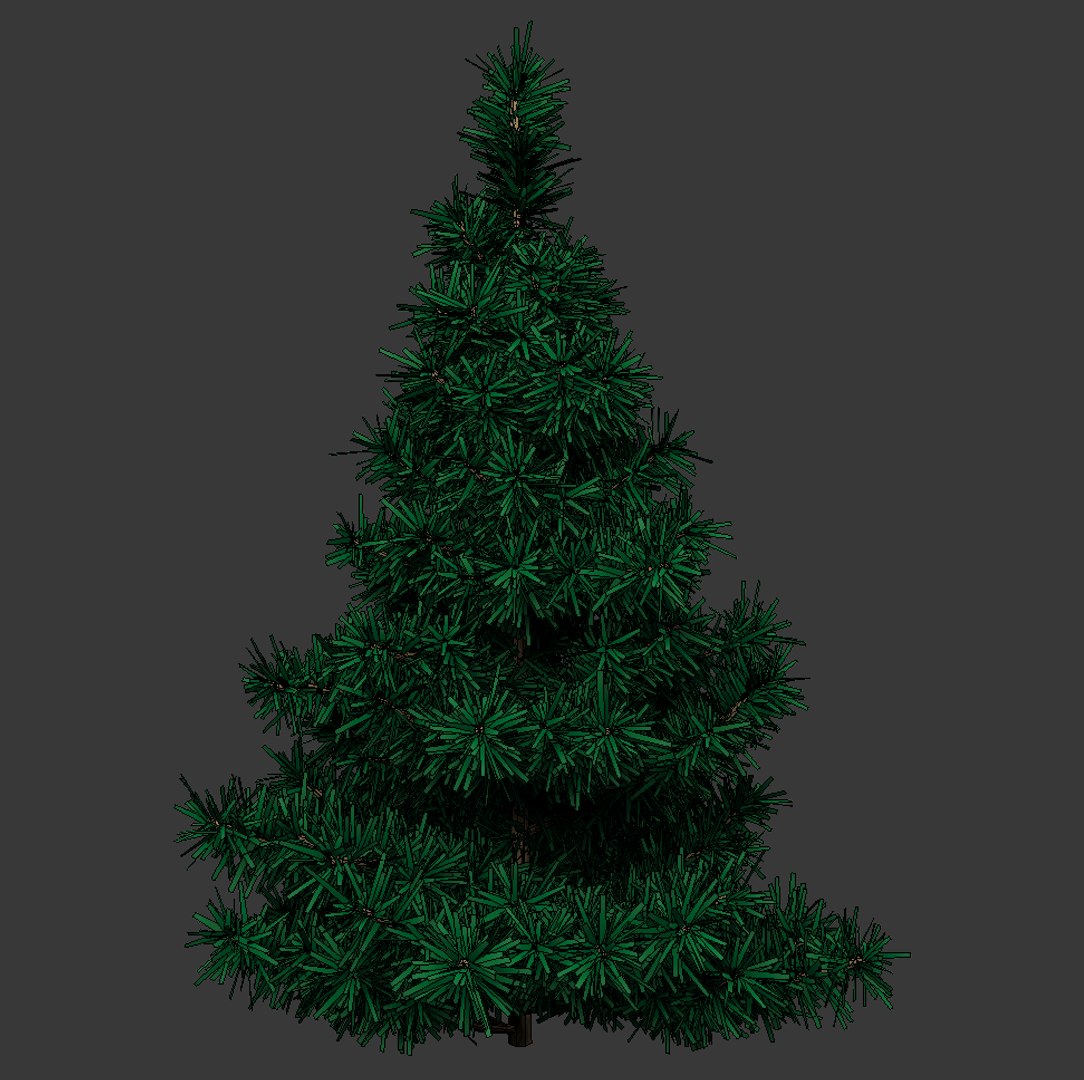 3d Model Fir Trees