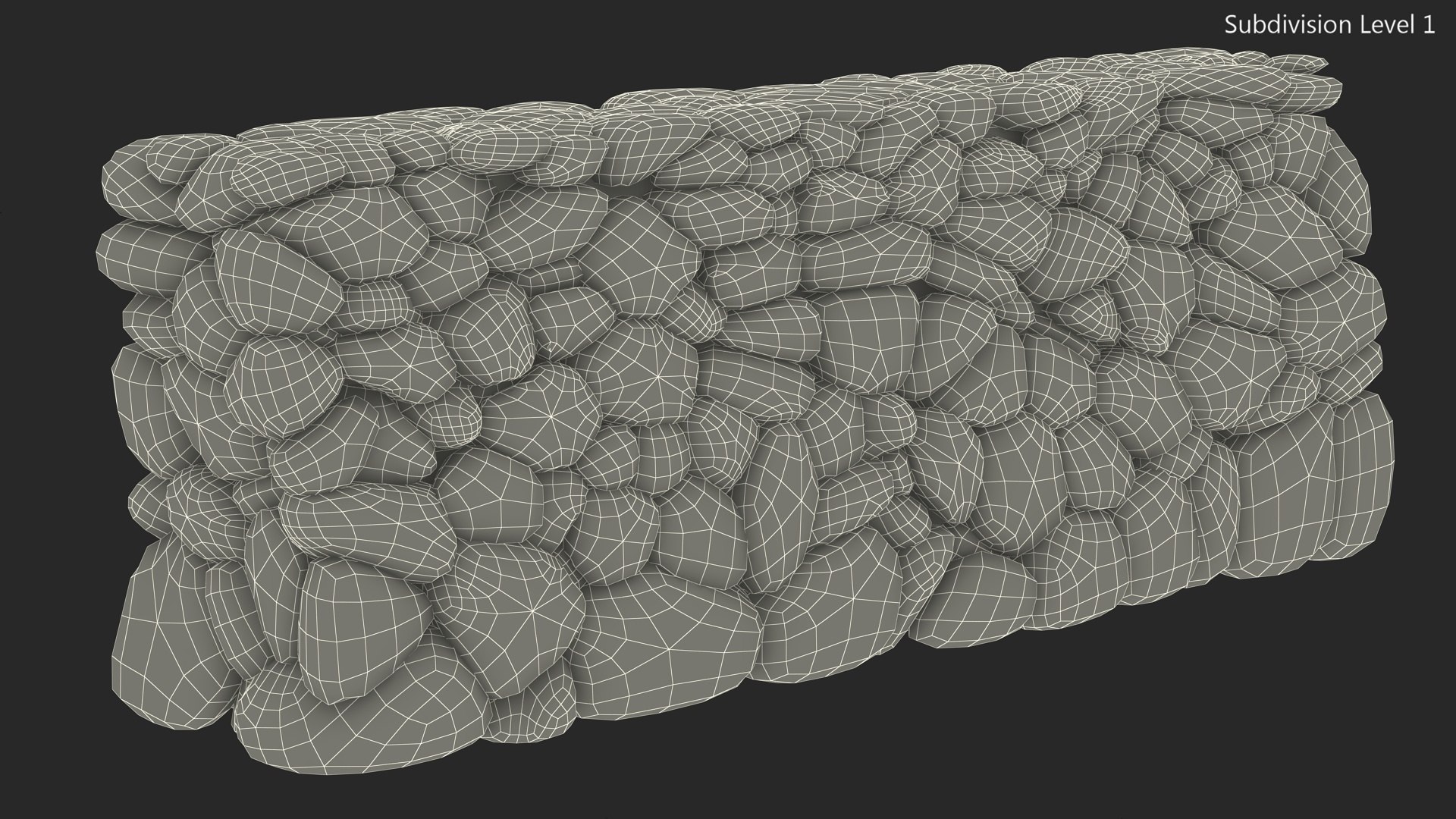 3D Stone Block Fence - TurboSquid 2288488