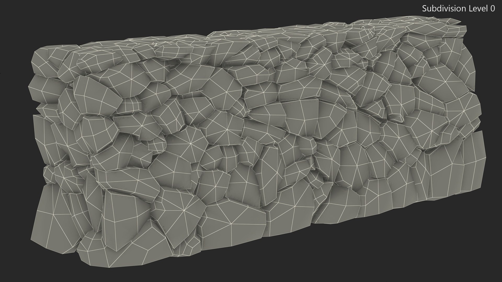 3D Stone Block Fence - TurboSquid 2288488