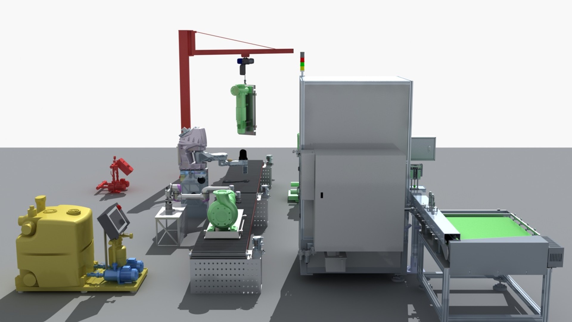 Industrial Equipment 32 - Motor Production Line 3D Model - TurboSquid ...
