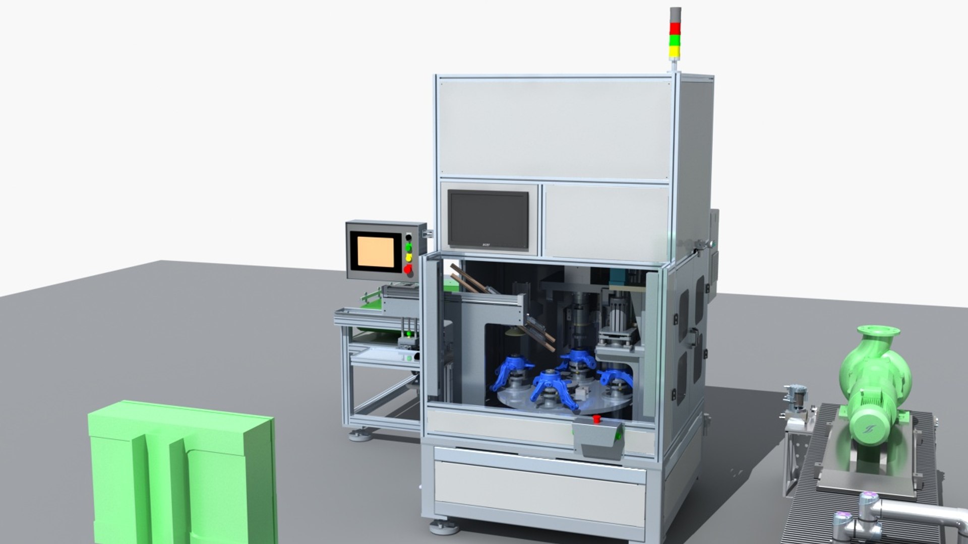 Industrial Equipment 32 - Motor Production Line 3D Model - TurboSquid ...