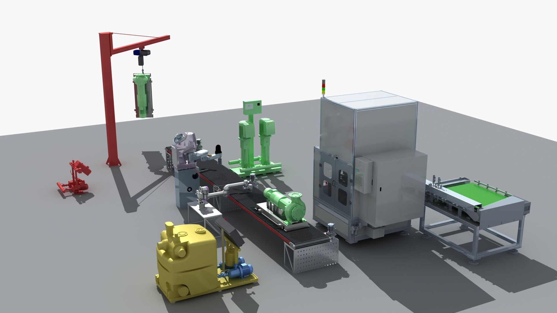 Industrial Equipment 32 - Motor Production Line 3D Model - TurboSquid ...