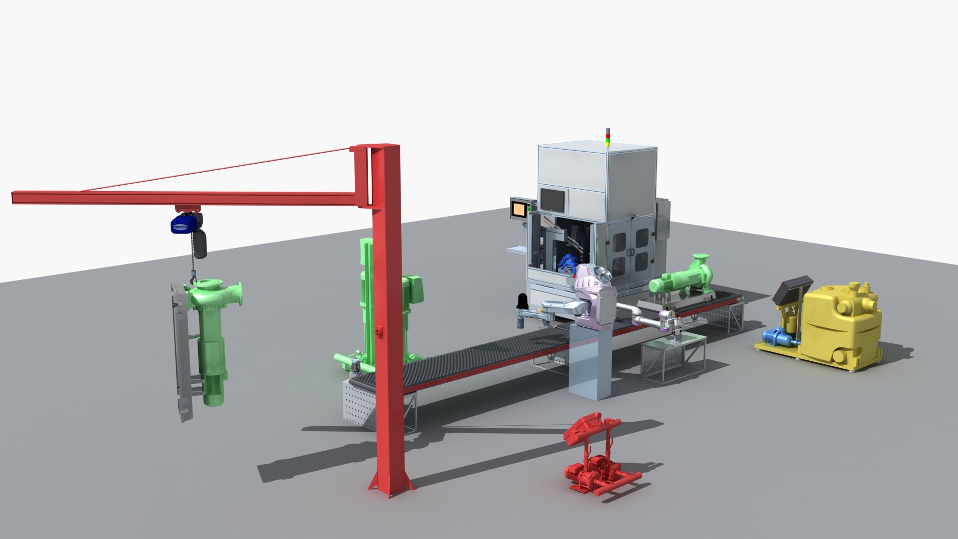 Industrial Equipment 32 - Motor Production Line 3D Model - TurboSquid ...
