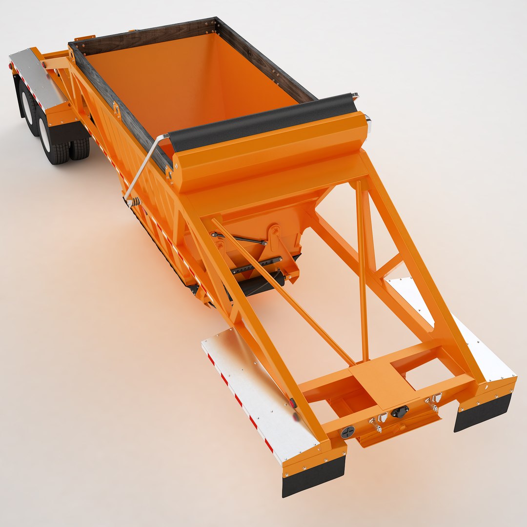 Belly Dump Trailer 02 3D - TurboSquid 2046198