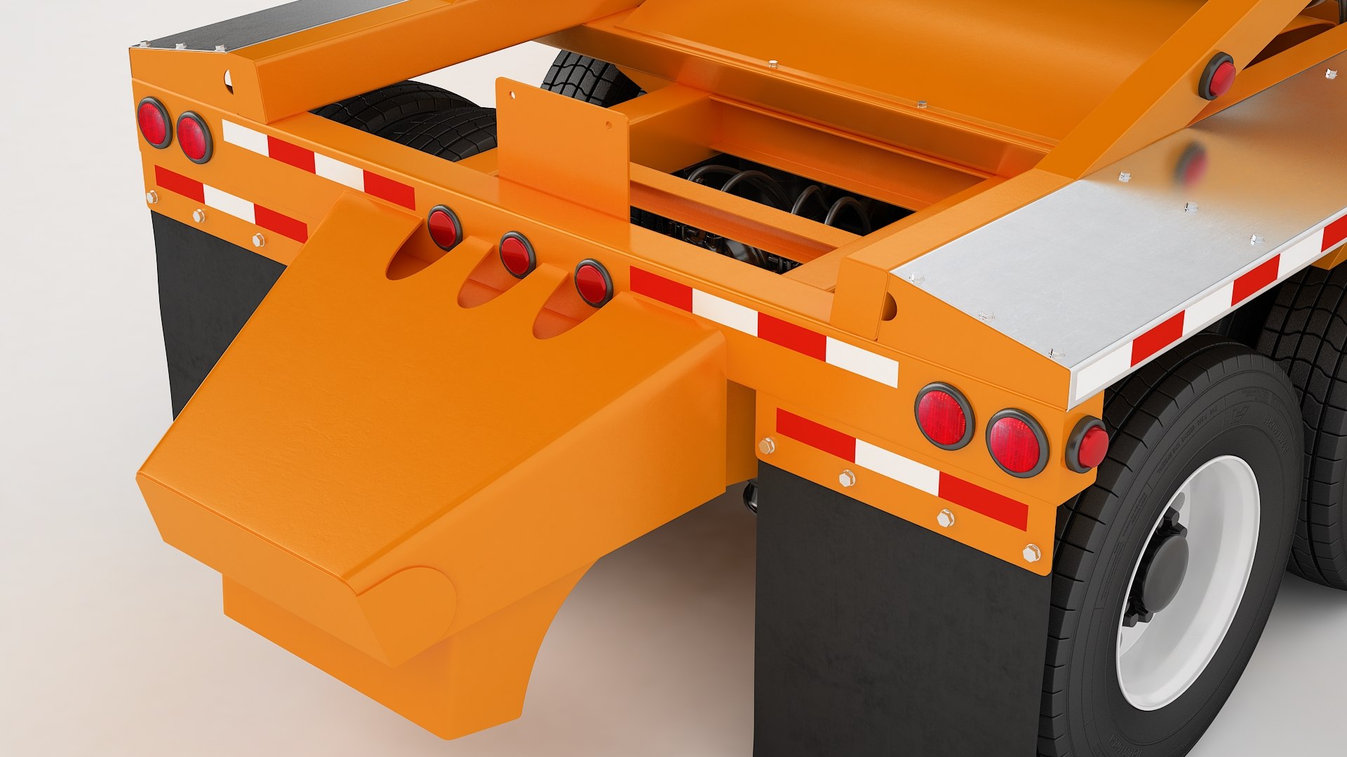 Belly Dump Trailer 02 3d Turbosquid 2046198