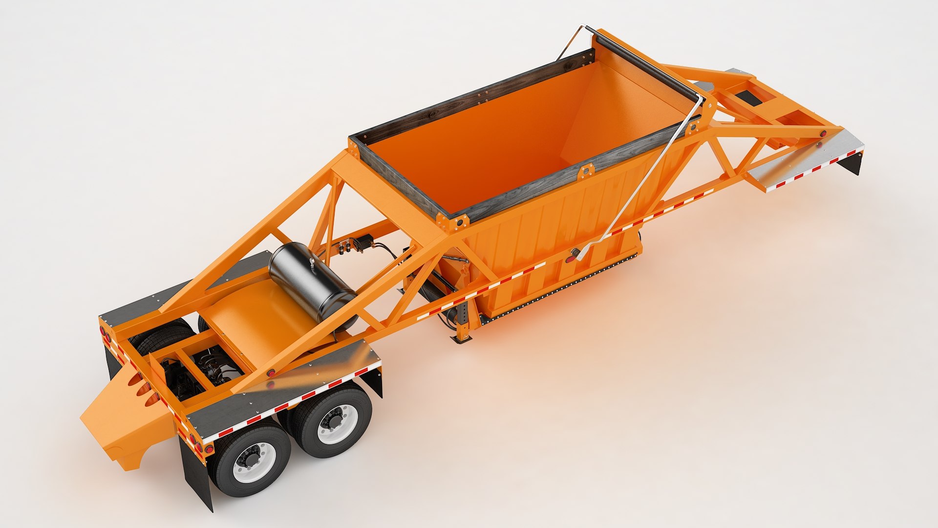 Belly Dump Trailer 02 3D - TurboSquid 2046198