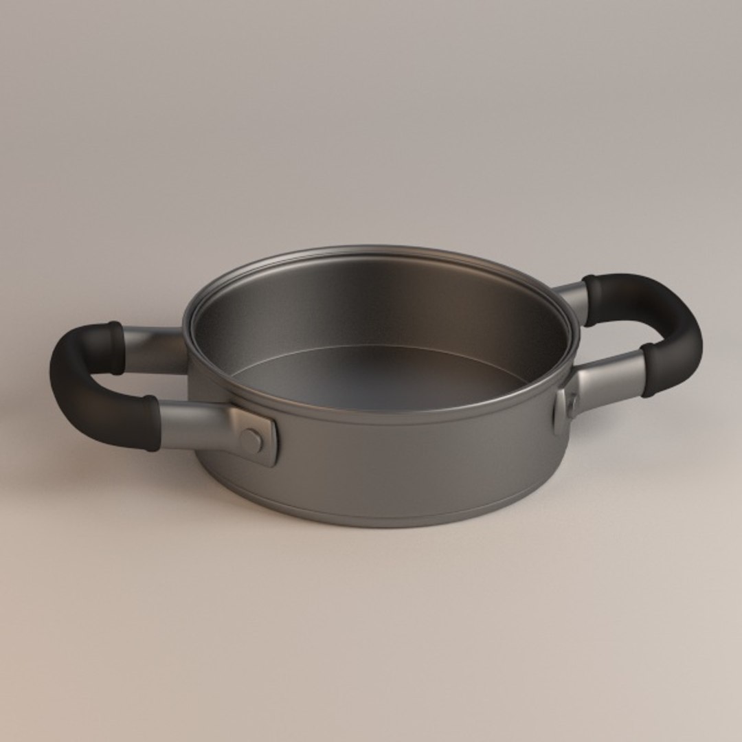 3d cooking pot model