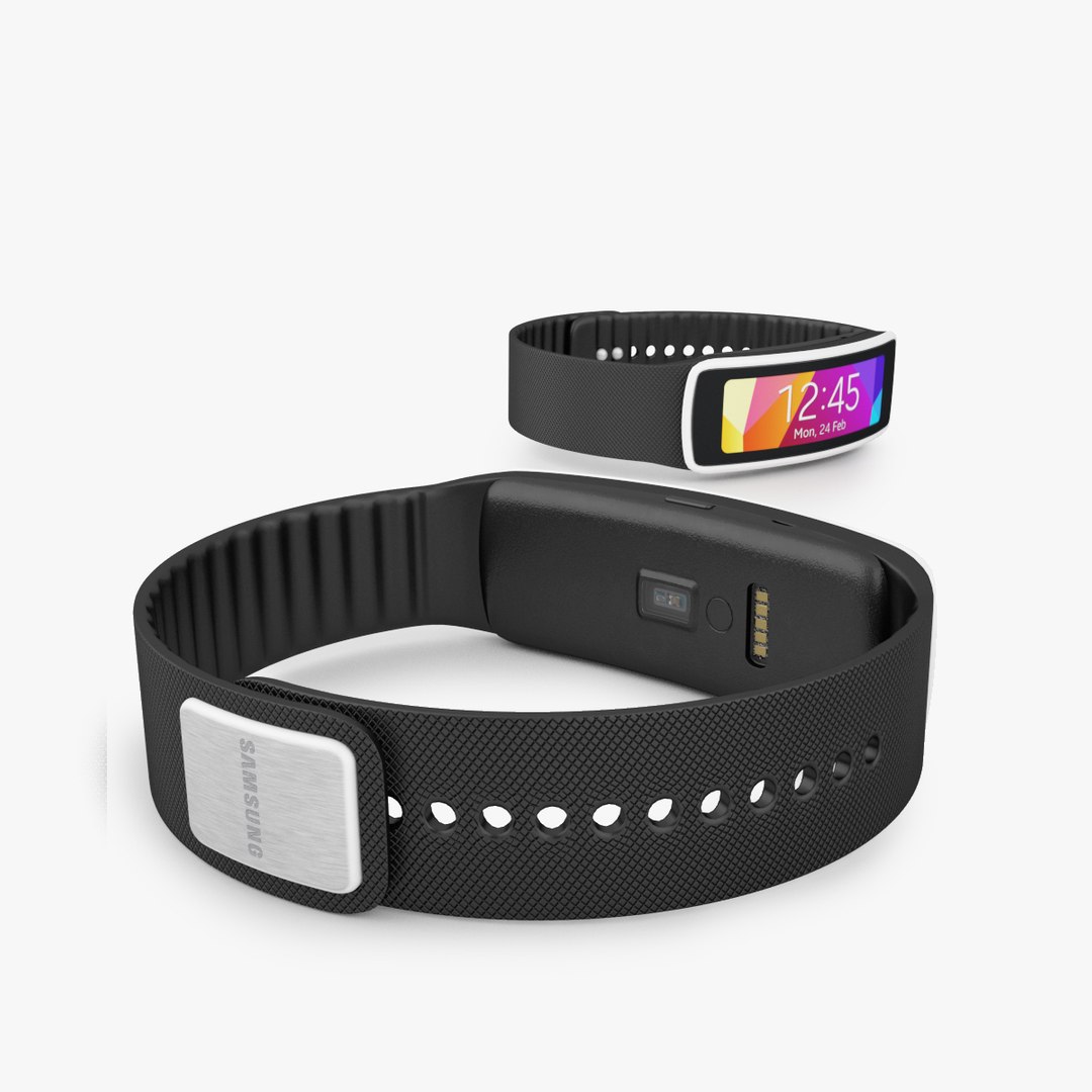 Samsung Gear Fit 3d Model
