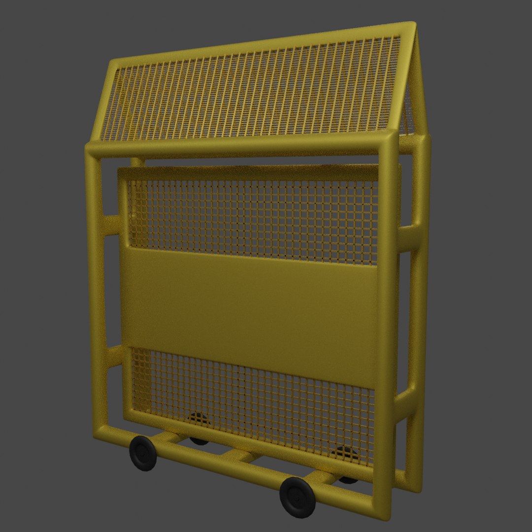 Police Barricade 3D - TurboSquid 2086831