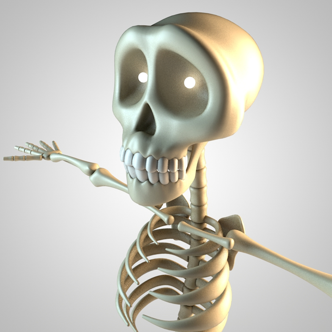 skeleton toon c4d