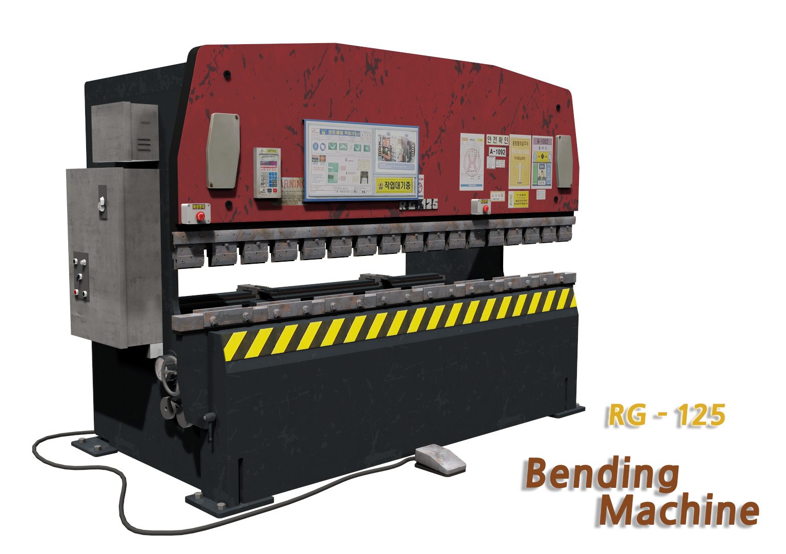 Bending Machine 3D - TurboSquid 1348029