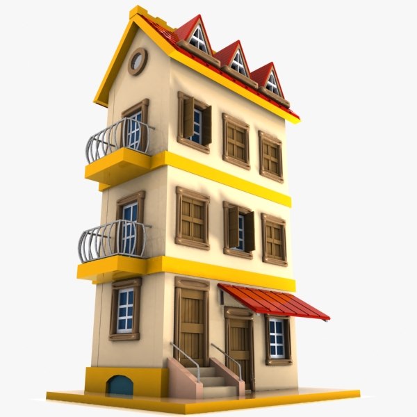 3ds max cartoon mexican restaurant