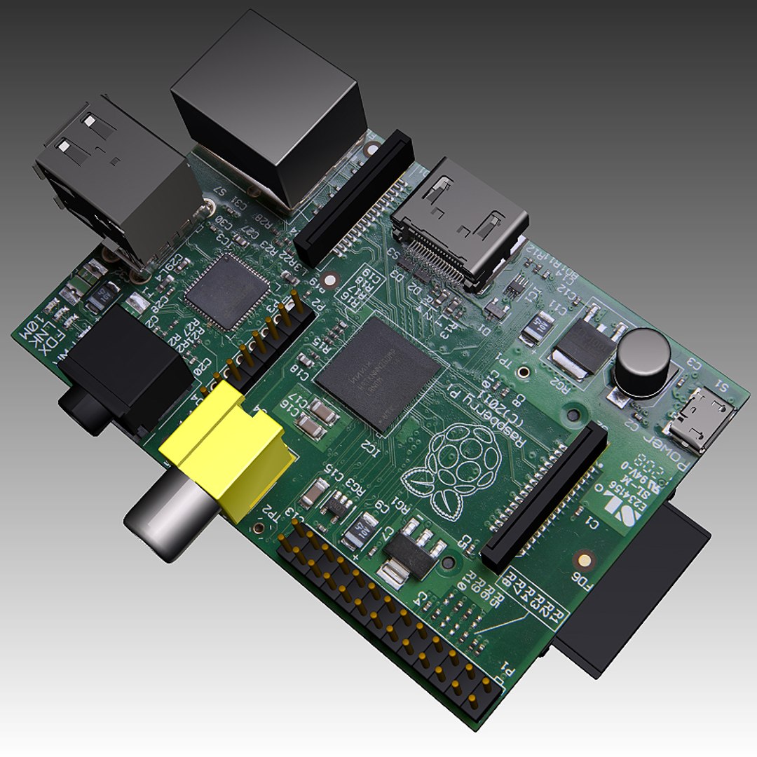 3D Raspberry Pi - TurboSquid 1298117
