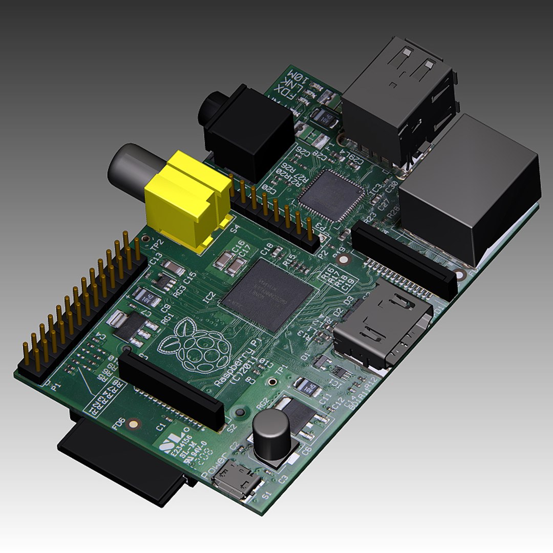 3D Raspberry Pi - TurboSquid 1298117