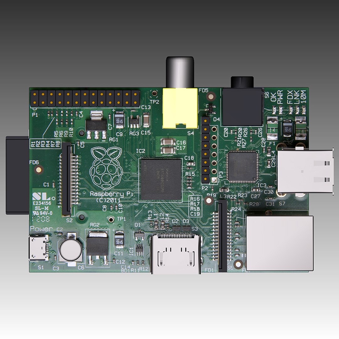 3D Raspberry Pi - TurboSquid 1298117