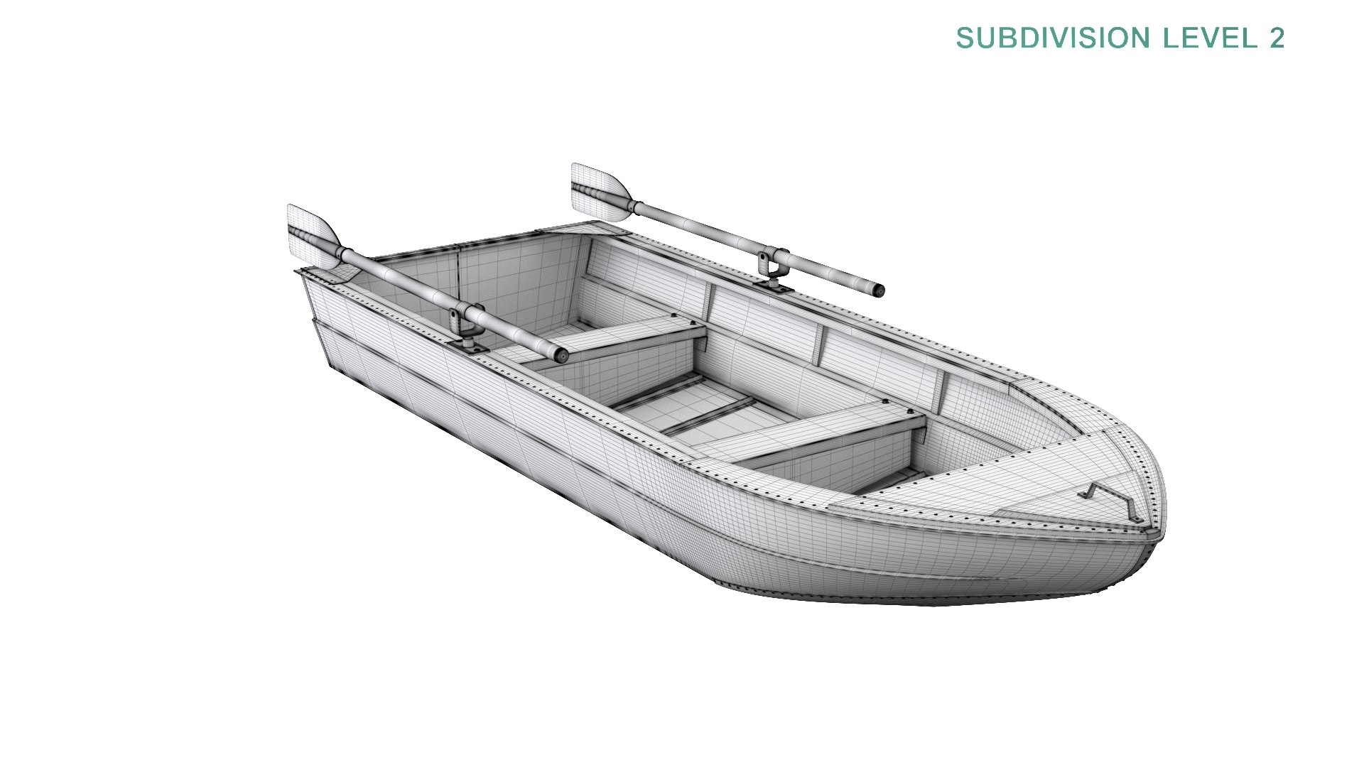 3D Rowboat - TurboSquid 1766555