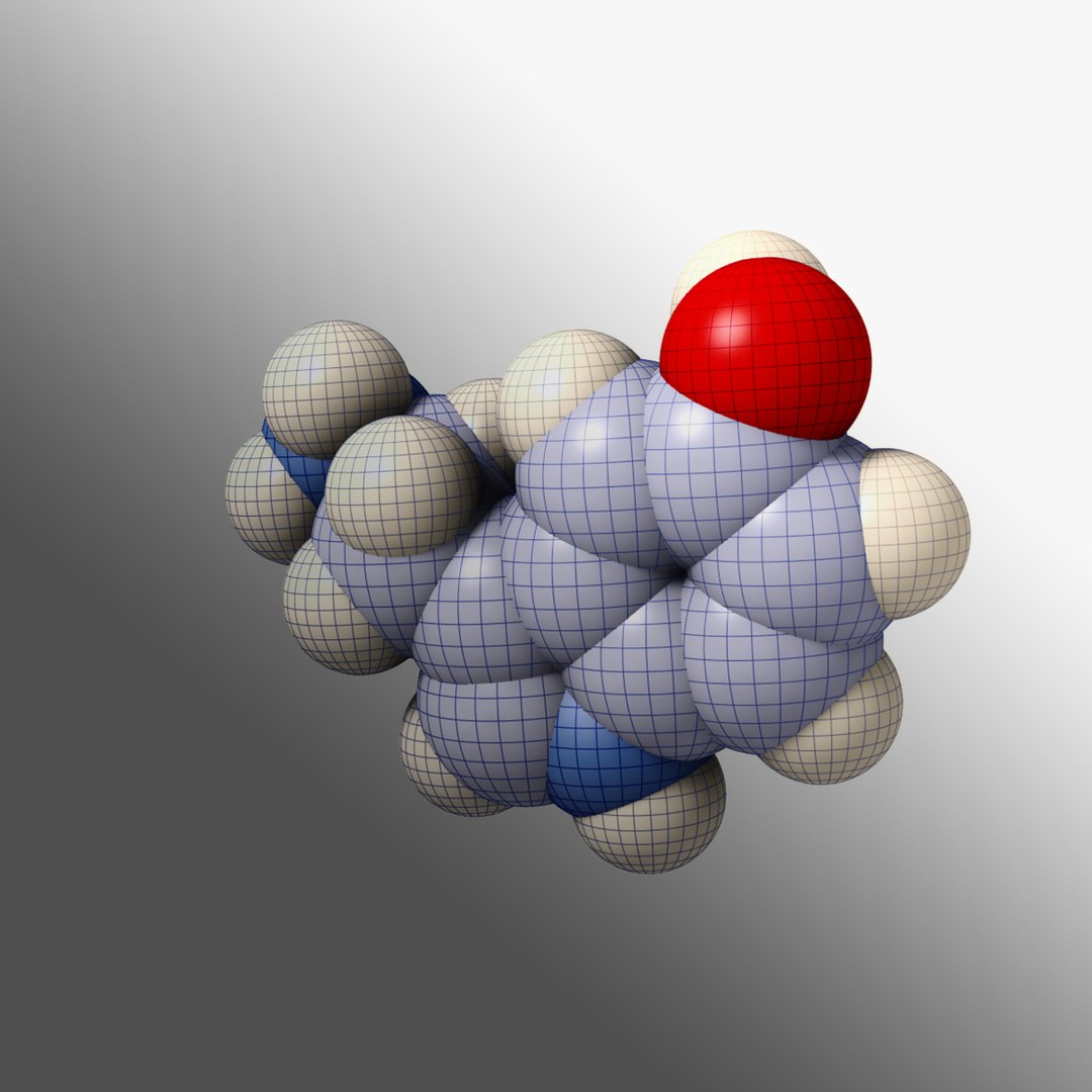 3dsmax Serotonin Molecule Neurotransmitters