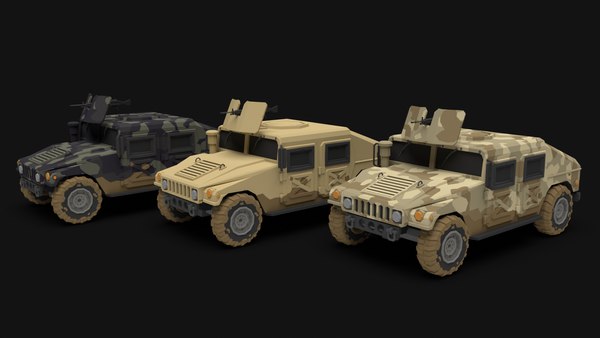 Armored Car LowPoly 3D 모델 - TurboSquid 2019512