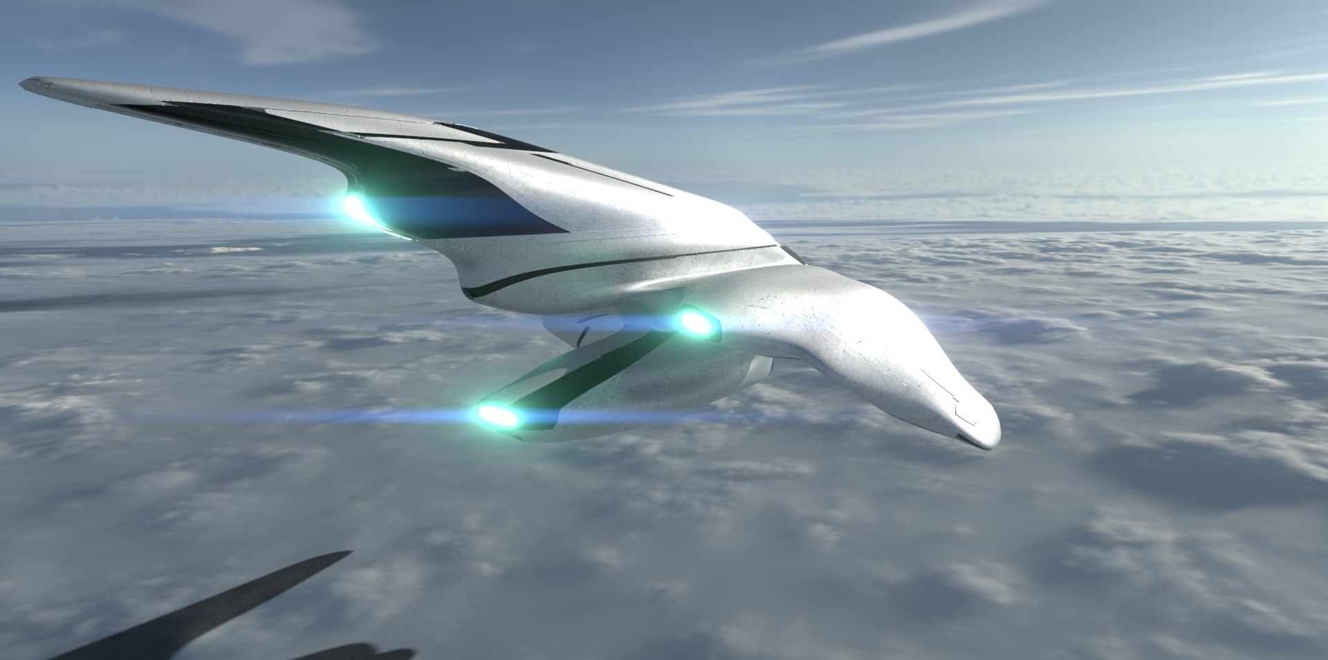Bomber Spaceship 3D Model - TurboSquid 2240132