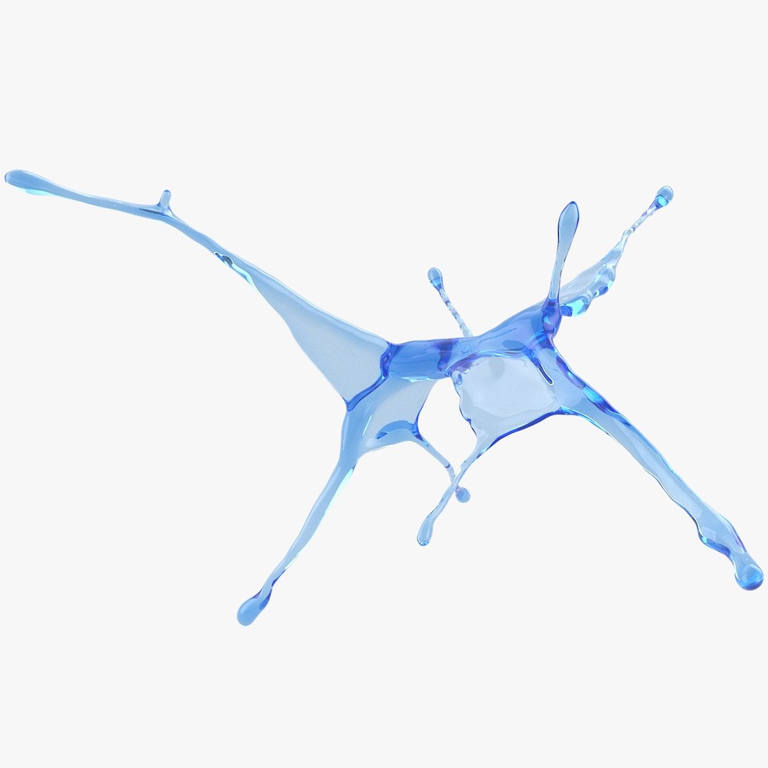 Abstract Liquid Splash 7 07 model - TurboSquid 1720235