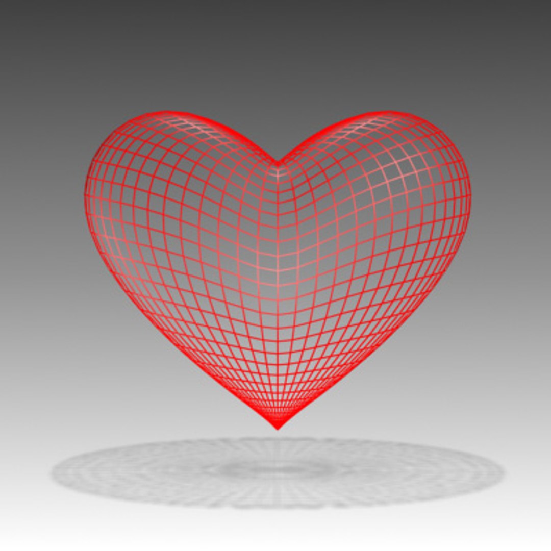 3d Model Heart Symbol