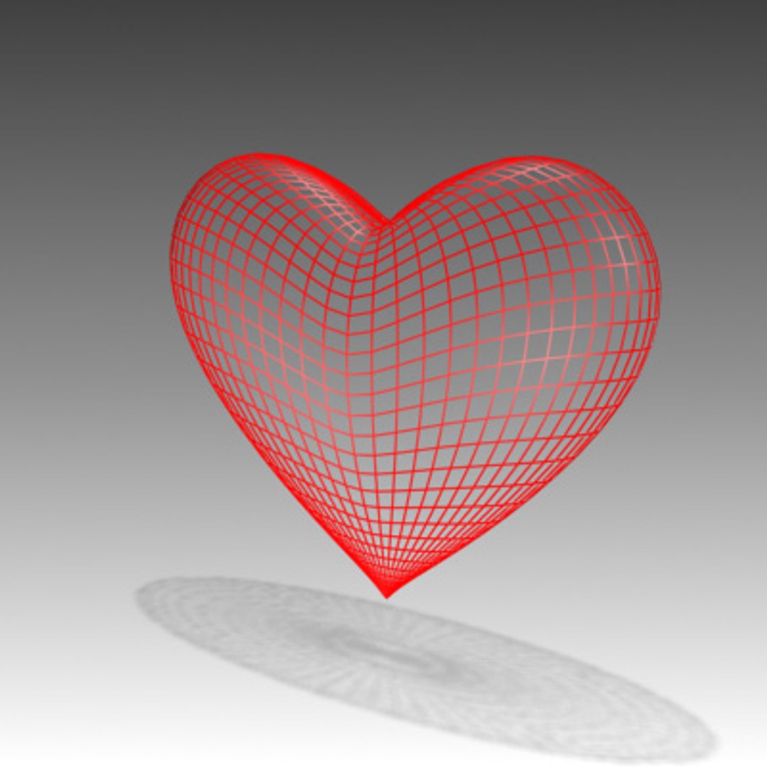 3d Model Heart Symbol