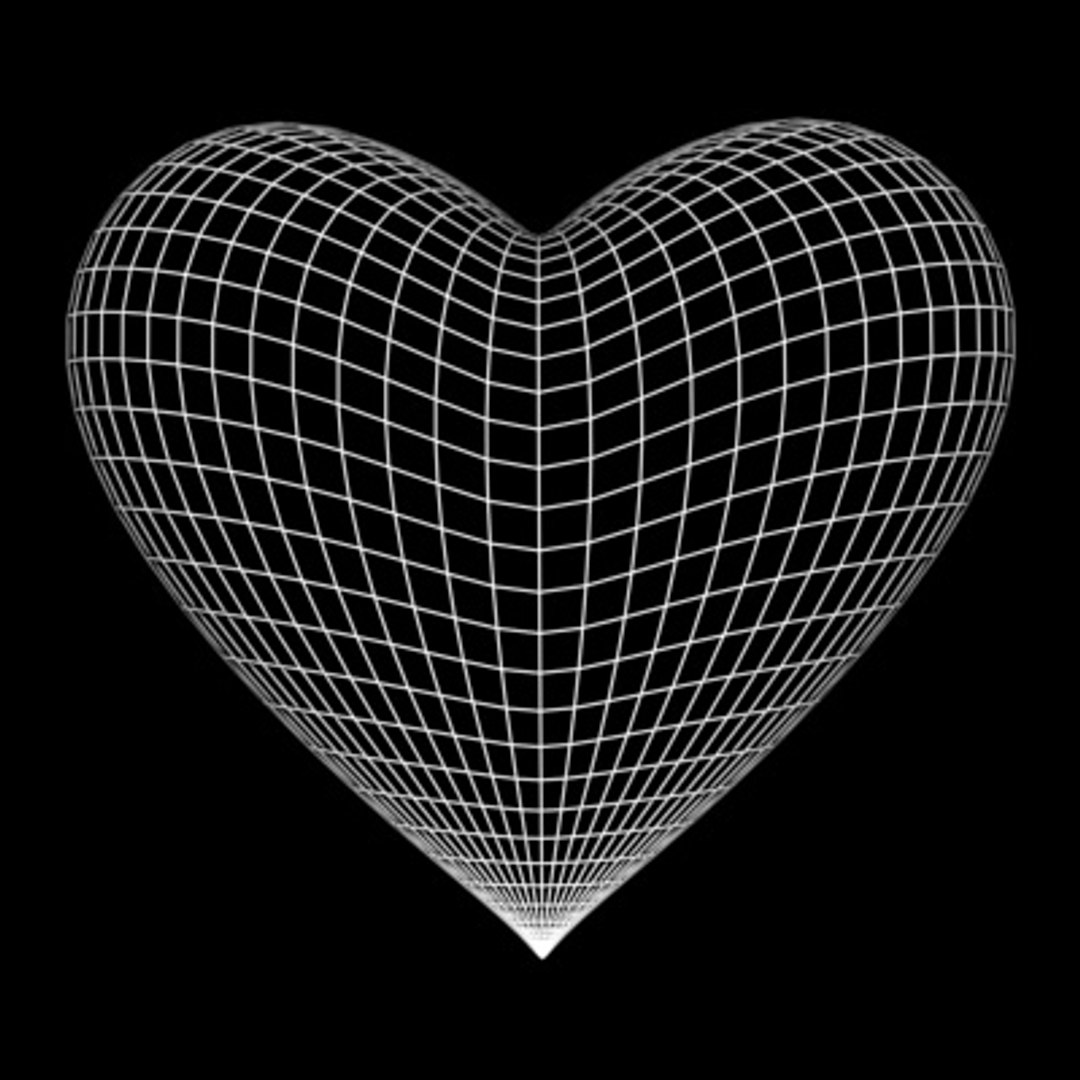 3d Model Heart Symbol