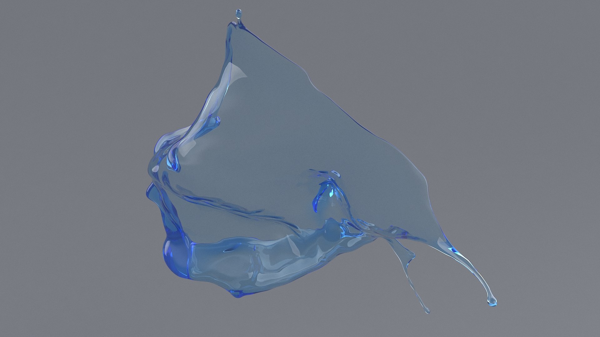 3D Model Splash Flat 05 - TurboSquid 1718098