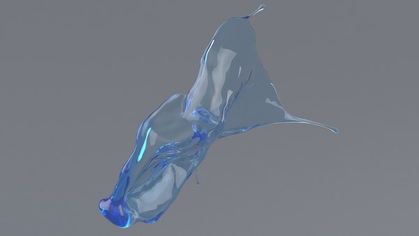 3D model Splash Flat 05 - TurboSquid 1718098